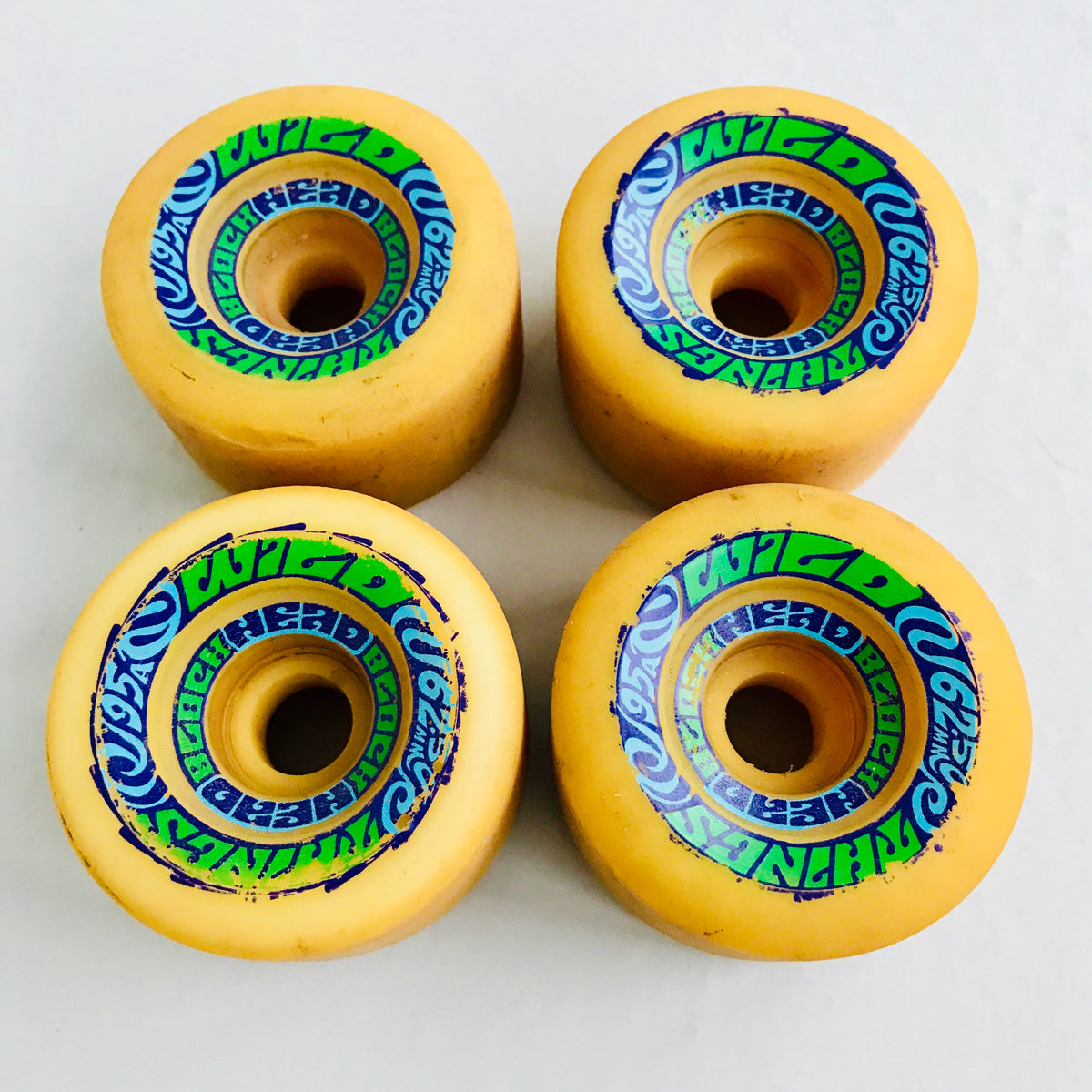 Satz vintage Block Head Wild Things Skateboard Wheels 95A – Old School ...